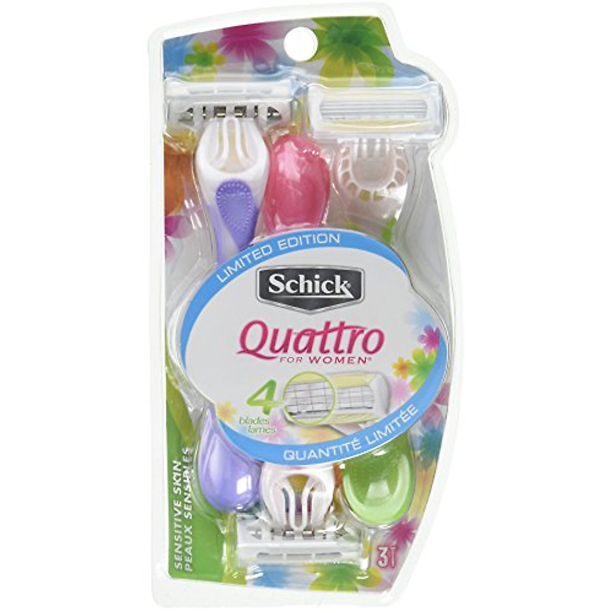 Schick Quatro Womn Disp S Size 3ct