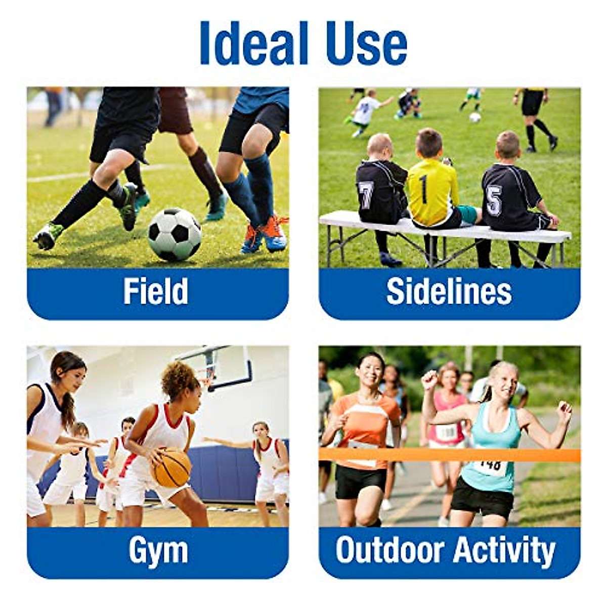 189 Piece Coaches First Aid Kit, Duffle Bag