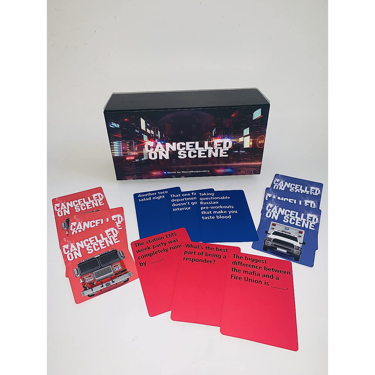 Cancelled On Scene Card Game - Adult Game Night - Gift for EMS, Firefighters, First Responders, & Health Care Workers - Group Paramedic Board Game