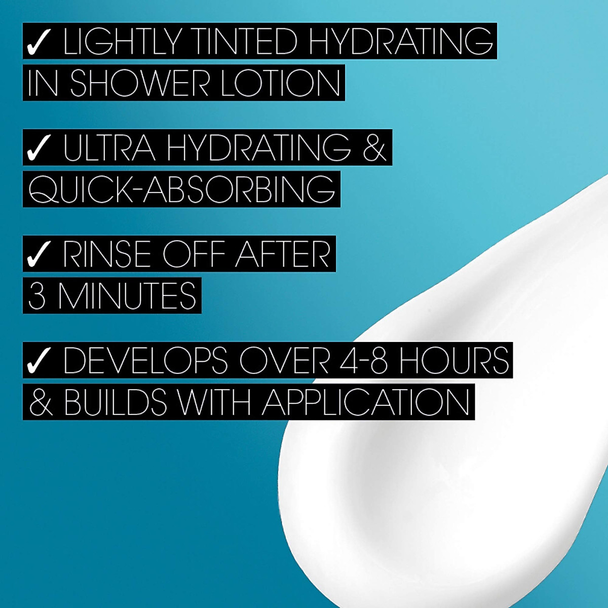 St.Tropez Gradual Tan In Shower Lotion Golden Glow, Medium, Vegan, Natural & Cruelty Free, 6.7 Fl Oz