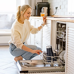 TOURIT 40 oz Tumbler with Handle and Straw, 3 in 1 Sip-All-Way Lid Insulated Tumblers, Reusable Stainless Steel Water Bottle for Keep Cold 34Hs or Hot 10Hs, Gifts for Women Men, Pink