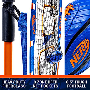 Nerf Pro Pass Football Target - Large 5 FT x 2 FT Target - Improve Any Young Quarterbacks Accuracy