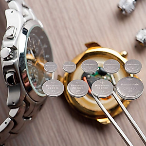 Panasonic Cr1616 3v Lithium Battery 2pack X (5pcs) = 10 Single Use Batteries