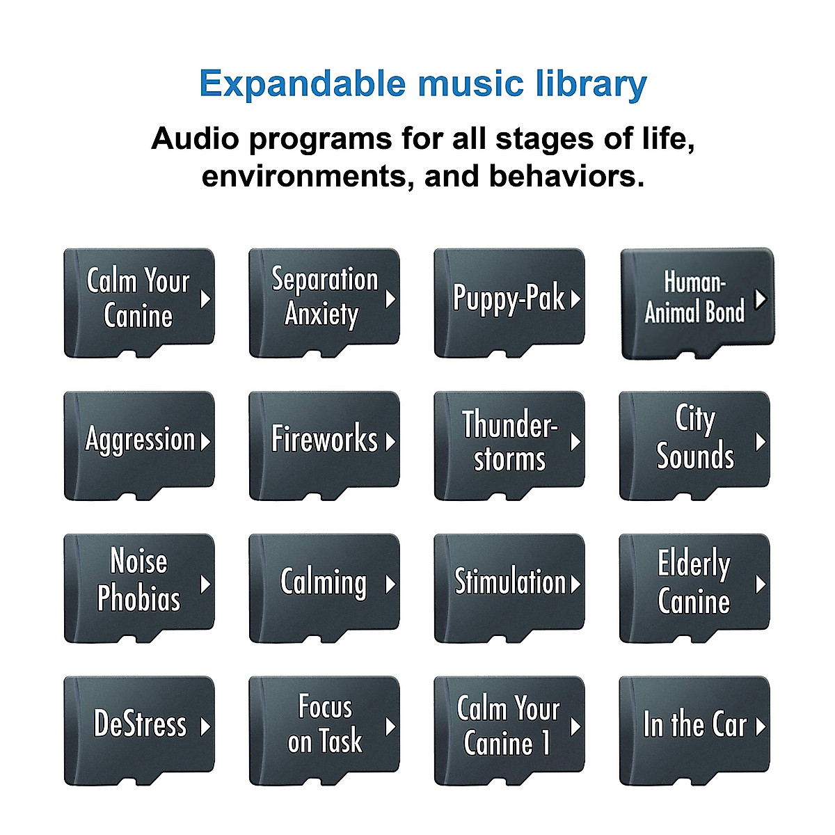 iCalmDog Reggae | by Through a Dog's Ear | Happy Jamaican Rhythms | Micro SD Sound Card | Proven Dog Anxiety Solution