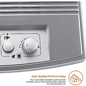 Retekess TW101 Window Speaker Support Mute, External Audio, Intercommunication Microphone for Business, Travel Agency, Hospital, School