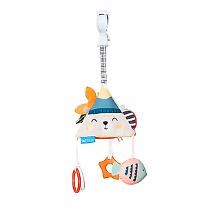 Taf Toys Baby’s Developmental Activity Pyramid Toy | 3+ Months Baby’s Curiosity Enhancer, Promotes Imagination, Senses & Motor Skills, Pram, Crib & Car Seat Attachable