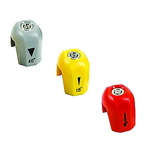 Sun Joe SPX2598MAX-3NZL Replacement 3-Pack Spray Nozzles for SPX2598-MAX, Gray/Yello/Red
