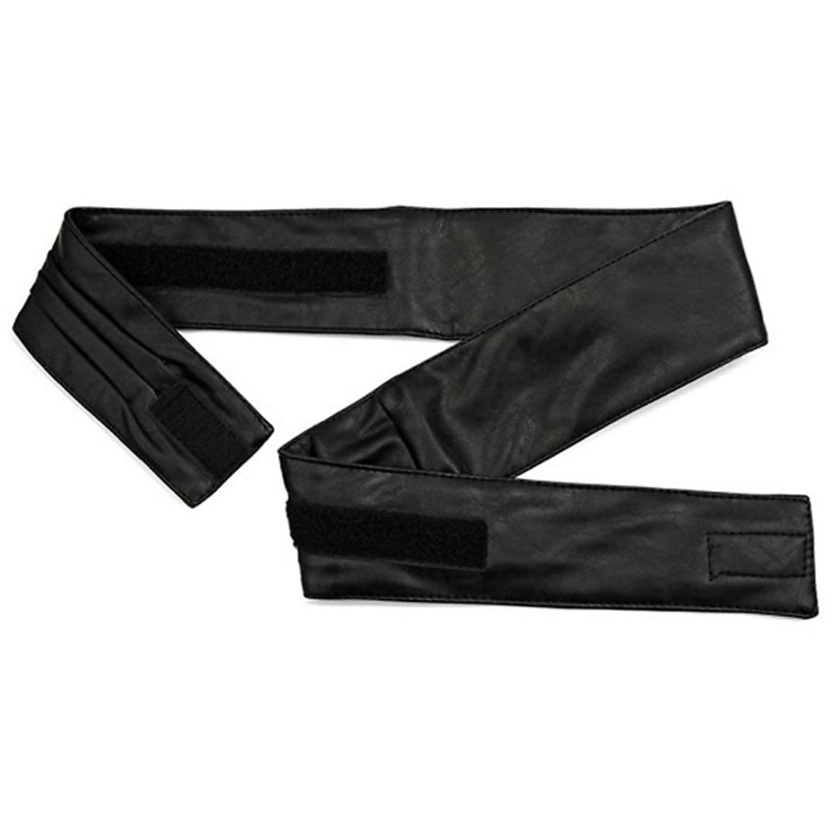 Block Garden Women Retro Wide Corset Belt Velcro Closure Waist Cinch Belts, 01 Black