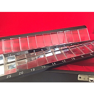 Prism Bar Ophthalmic Vertical & Horizontal Set in a Secured Case