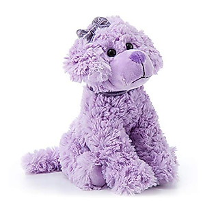 The Petting Zoo Scruffy Dog Stuffed Animal, Gifts for Girls, Purple Dog Plush Toy 9 Inches