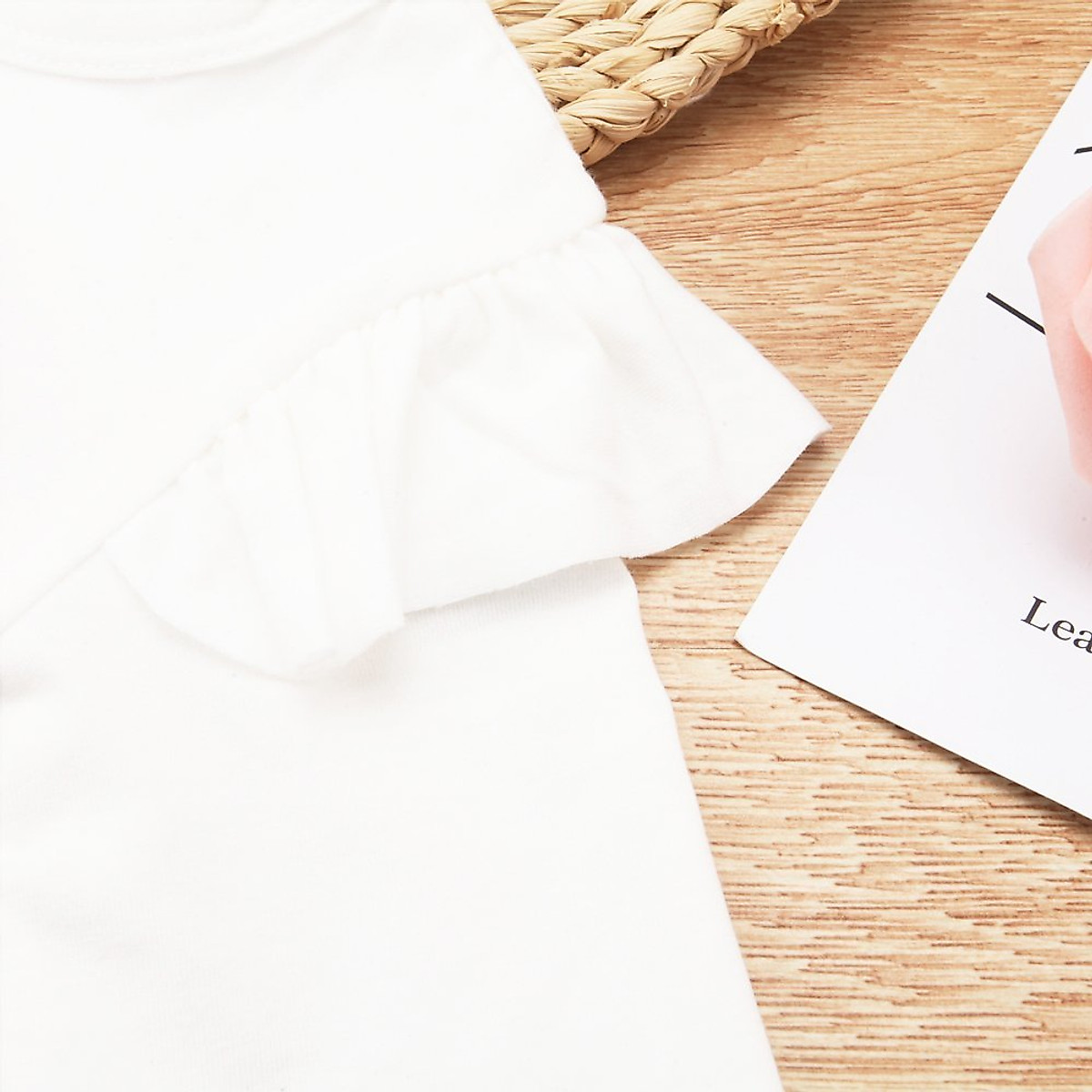 MH-Lucky Baby Girl Clothes Infant Outfits Set 2 Pieces Long Sleeved Tops + Pants (12-18 Months, Pink)