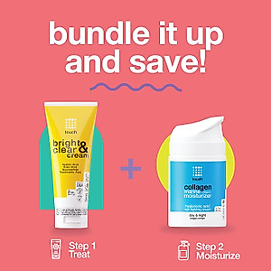 TOUCH Skin Bright Cream for Dark Spots on Face - Azelaic Acid with Kojic Acid, Tranexamic Acid, & Niacinamide – Age Spot, Sun Spot, and Melasma