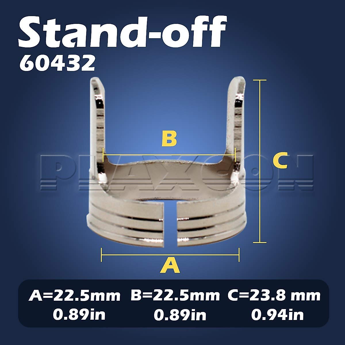 PLAXCON 2pcs PT60 IPT-60 Plasma Torch Double Pointed Spacer Guide 60432 Standoff Guide Plasma Cutting Accessories