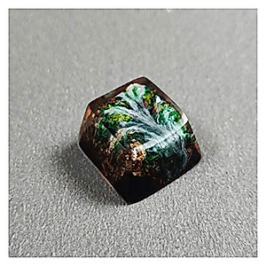 YEZIN Key Caps for Keyboard Resin Keycaps Mechanical Gaming Keyboard SA R1 R2 R3 R4 Handmade Key Cap (Axis Body : SA R1, Color : Keycaps 2)