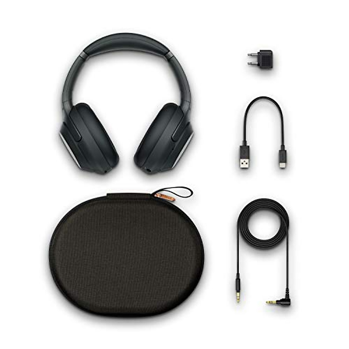 Sony WH1000XM3 Noise Cancelling Headphones, Wireless Bluetooth Over the Ear Headset – Black (2018 Version)