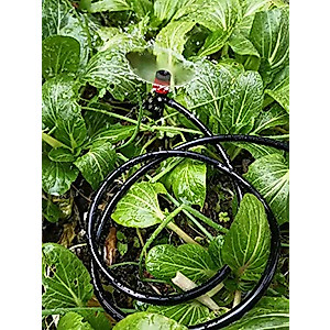 ZILIM 100ft 1/4inch(7 x 4mm) Blank Distribution Tubing Drip Irrigation Hose Garden Watering Tube Line(100’)