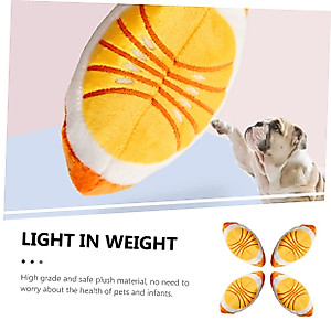 DOITOOL 4pcs Dog Chew Toy Dog Teething Chew Toys Dog Dental Toys Chewer Teething Toy Puppy Chewing Stick Dog Squeaky Toys Bird Toy Stuffed Sloth Plush Toy Dog Plush Toy Chewing Gum Filling