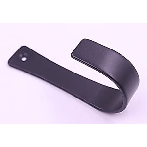 The Metal Magician Set of 4 Coat Hooks Wall Mounted Wrought Iron Hanger Farmhouse Rustic Key Holder Towel, Handbags, Hat Hanging Perfect for Bathroom, Kitchen, Living Room (Black)