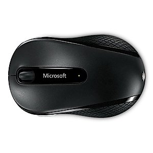 Microsoft Wireless Mobile Mouse 4000 - Graphite. Comfortable Ergonomic design, Wireless, USB 2.0 with Nano transceiver for PC/Laptop/Desktop, works with Mac/Windows Computers