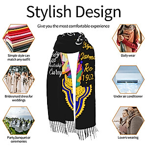 LeRayal Sigma Gamma Rho Scarf Sorority Gifts for Women Gift for GirlsPerfect Winter Warm Long Large Scarves With Tassel 1922
