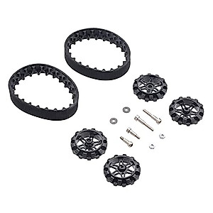 Pololu Corporation 22T TRACK SET - BLACK (Pack of 5)-3030