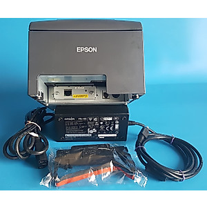 Epson C31C514767 Epson, TM-U220B, Dot Matrix Receipt Printer, Ethernet (E04), Epson Dark Gray, Auto Cutter, Power Supply Included Replaces C31C514667
