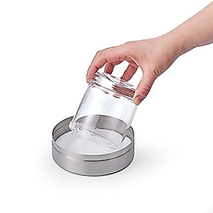 Houdini H4-013904T Glass Rimmer, 5 Inch Diameter, Stainless Steel,0.25 cubid feet