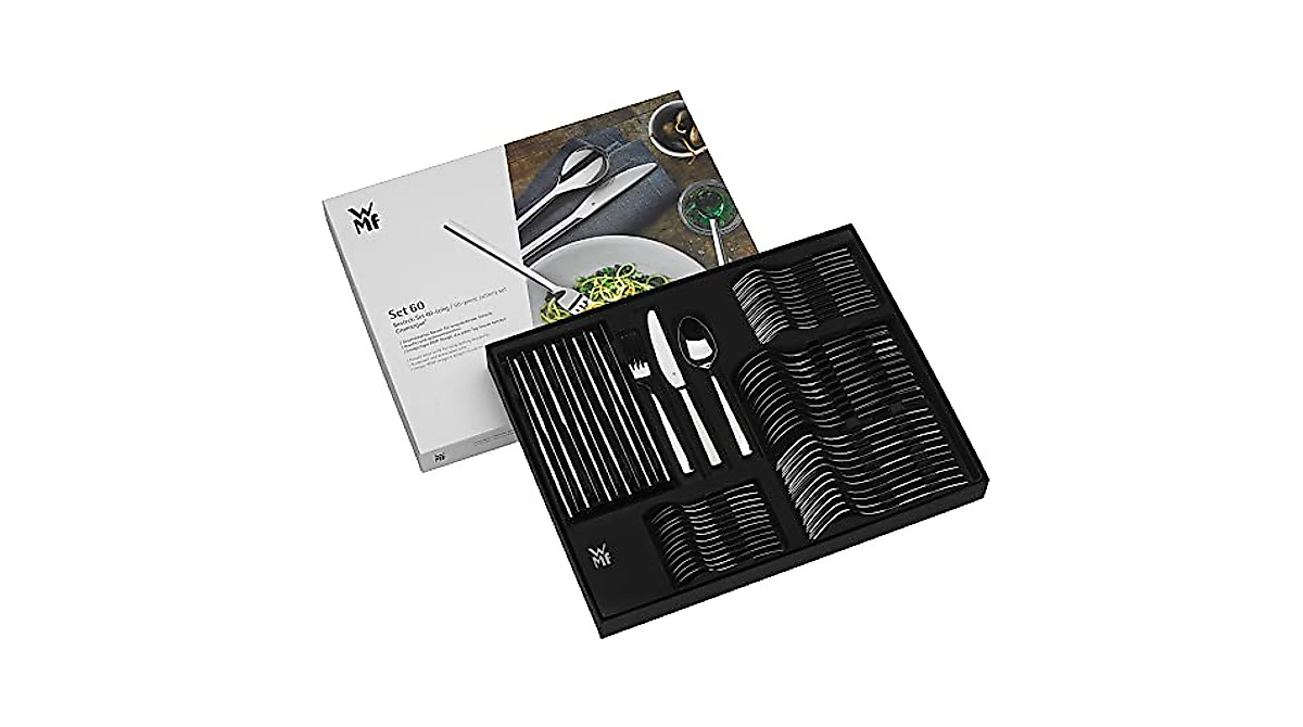 WMF 60-Piece Cutlery Set for 12 People Palma Stainless Steel