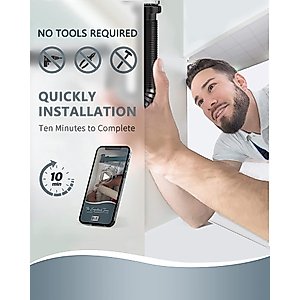 Upgraded 2 in 1 Bathroom Sink Drain Kit with Flexible P-Trap, Suitable for 1-1/4'' or 1-1/2'' PVC Drain Pipe, Pop Up Drain with Anti-clogging Sink Stopper, Ten Minutes Easily Installation