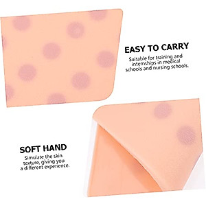 Practice Pad Skin Test Training Module Nurse Injection pad Human Body Model mannequins Manikin Injection Training Supplies Intradermal Injection Training Pad Human Skin
