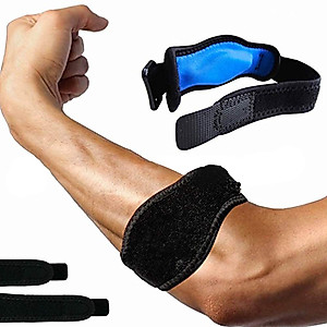 CALIDAKA Elbow Brace, Unisex Tennis Elbow Brace with Compression Pad for Sports Or Daily Use to Reduce Joint Pain