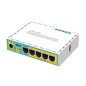 Mikrotik RouterBoard RB750UPr2 hEX PoE lite is a Small 5 Port Router, 1 USB 2.0 Port and PoE Output. Ports 2-5 can Power Other PoE Capable Devices with The Same Voltage as Applied to The Unit