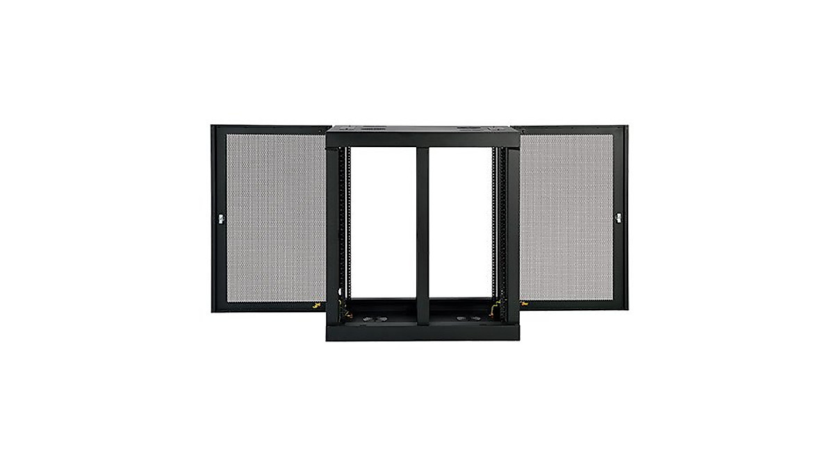 TRIPP LITE 18U Heavy Duty Wall Mount Rack Enclosure Cabinet Side Mount ...