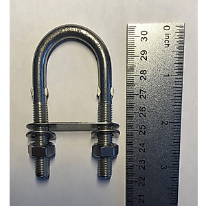 US Stainless Stainless Steel 316 UBolt M8 (5/16") by 80mm Marine Grade