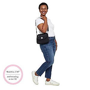 Baggallini Womens calais crossbody bag, Dark Cherry, One Size US