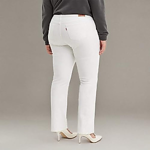 Levi's Womens Classic Straight (Also Available In Plus) Jeans, Simply White, 28 Regular US