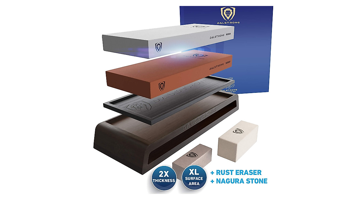 Dalstrong Gladiator Elite 8-Piece Knife Set & Whetstone