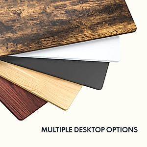 FLEXISPOT Whole Piece 48"x30" Desktop 1" Thickness Height Adjustable Desk Rectangular Tabletop Mahogany Board (48INCH Mahogany Top)