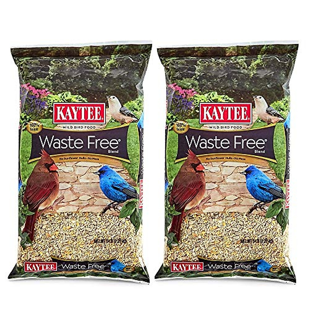 Kaytee Waste Free Bird Seed Blend, 5-Pound (2 Pack)