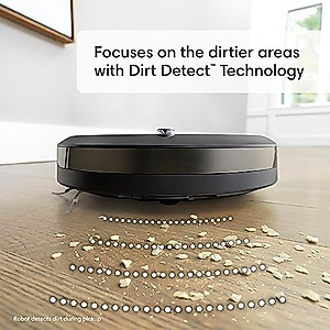 iRobot Roomba Combo i5 Robot Vacuum & Mop - Clean by Room with Smart Mapping, Works with Alexa, Personalized Cleaning Powered OS, Ideal for Pet Hair, Carpet and Hard Floors