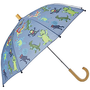 Hatley Boys' Printed Umbrella, Creepy Cryptids, One Size