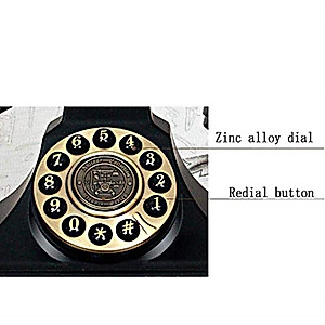 Phone Home Phone Desner Retro Phone/Rotary Dial Telephone/Retro Style Phone/Vintage Telephone/Classic Desk Dialler Landline Phone Vintage Business Office Landline (Button Style) (Button Style b)