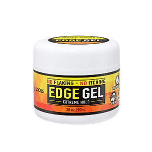AllDay Locks Edge Gel | Extreme Hold Edge Control Gel | No Flaking, Itching, or Split Ends | Long Lasting Style for Braids, Locks, Twists, Cornrows | 3 oz