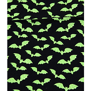 8PCS Cotton Fabric Squares 20" x 20" Fat Quarter Fabric Bundles Craft Fabric for Patchwork Sewing Quilting Crafting DIY (Halloween)