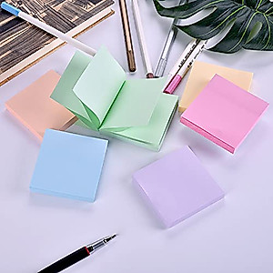 Pop Up Sticky Notes Pad, 3 in x 3 in Candy Color Easy Post Notes 6 Pad 100 Sheet/pad 600 Sheet Total, Individual Package
