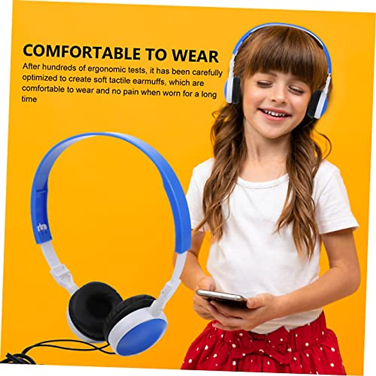 UKCOCO Children Headset 1pc 's Headphones in Ear Headphones Over Ear Earbuds Ear Buds for Wired Headphones Music Headset Earphones Wired Earphone for Kids Earphones Wired