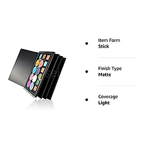 Coosei 4-Layer Book Shaped Magnetic Eyeshadow Palette Empty Makeup Storage Box For Eyeshadow Lipstick Blush Powder extra large big space