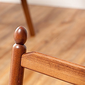 BplusZ Child Rocking Chair Outdoor Toddler Wooden Rocker for Kids Ages 3-6 - Ideal for Patio, Porch, and Indoor Outside Use, Brown