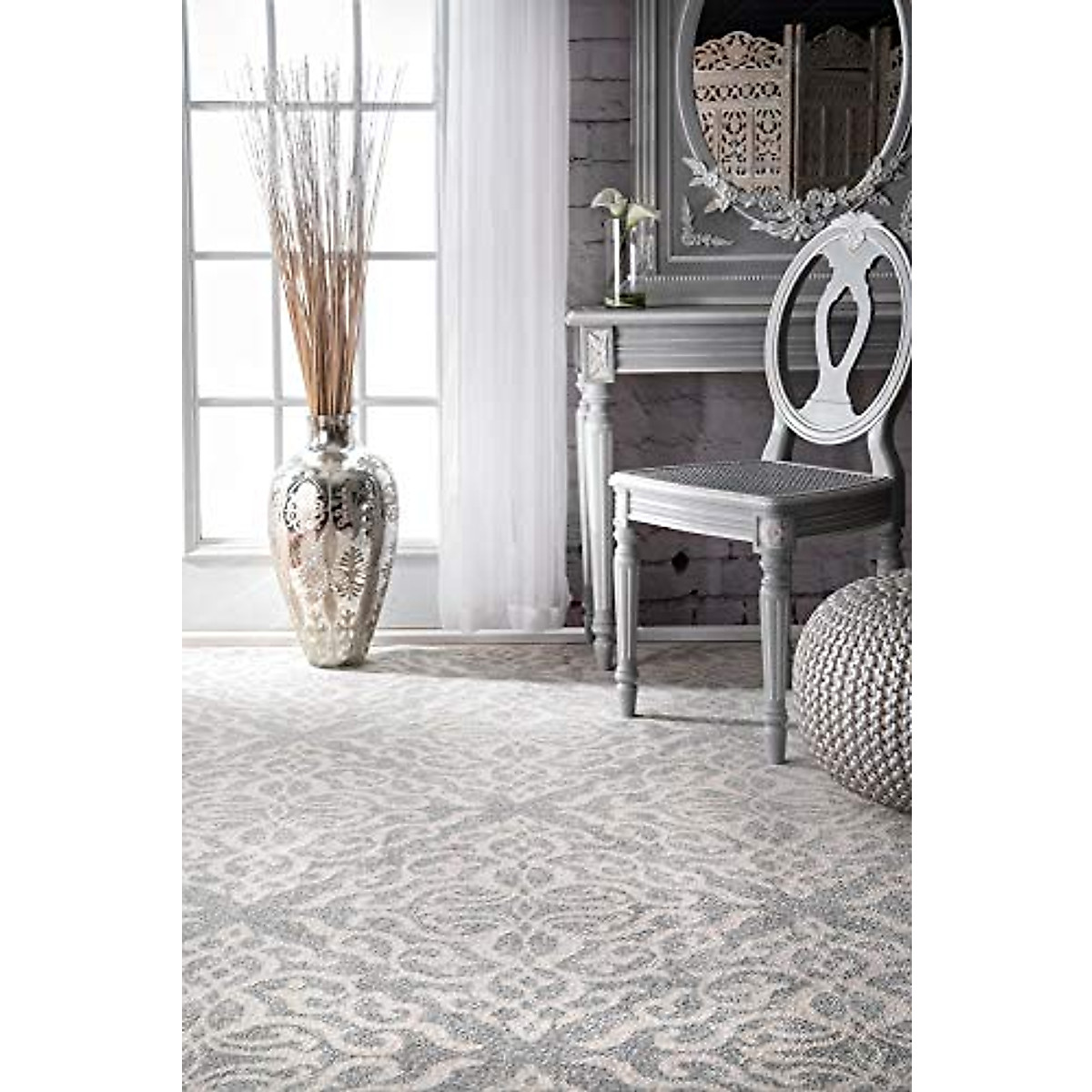 nuLOOM Contessa Ombre Area Rug, 6' 7" x 9', Grey