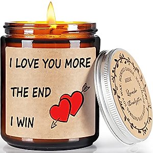 Gifts for Wife Mothers Day Gifts from Husband, Birthday Gifts for Her Wife - Mothers Day Romantic Gifts for Her Wife Girlfriend, I Love You Anniversary Ideas Gifts for Her, Lavender Scented Soy Candle